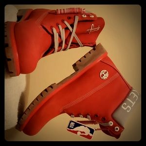 Timberland | Shoes | Limited Editionred Suade Timberland Boots | Poshmark